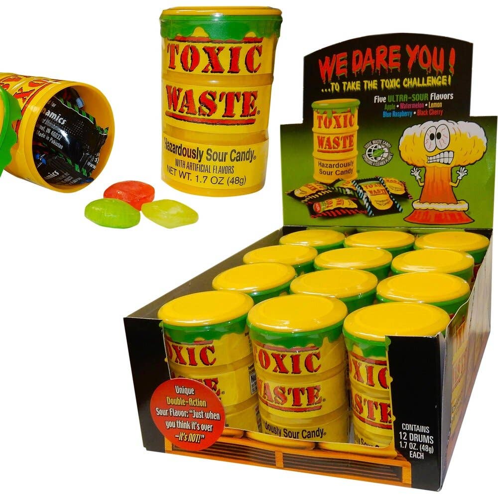 Toxic Waste Barrels, 1.7oz — Cravings Gourmet Popcorn