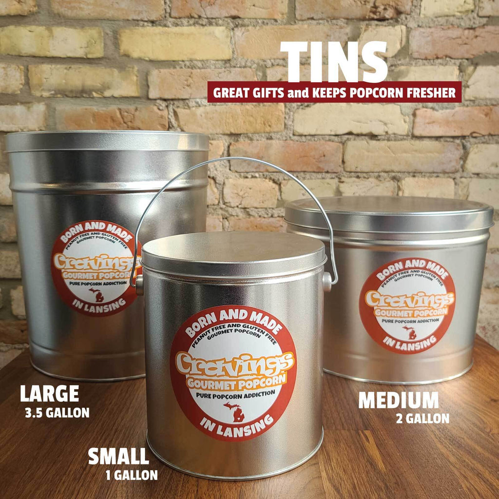 Popcorn Tins — Cravings Gourmet Popcorn