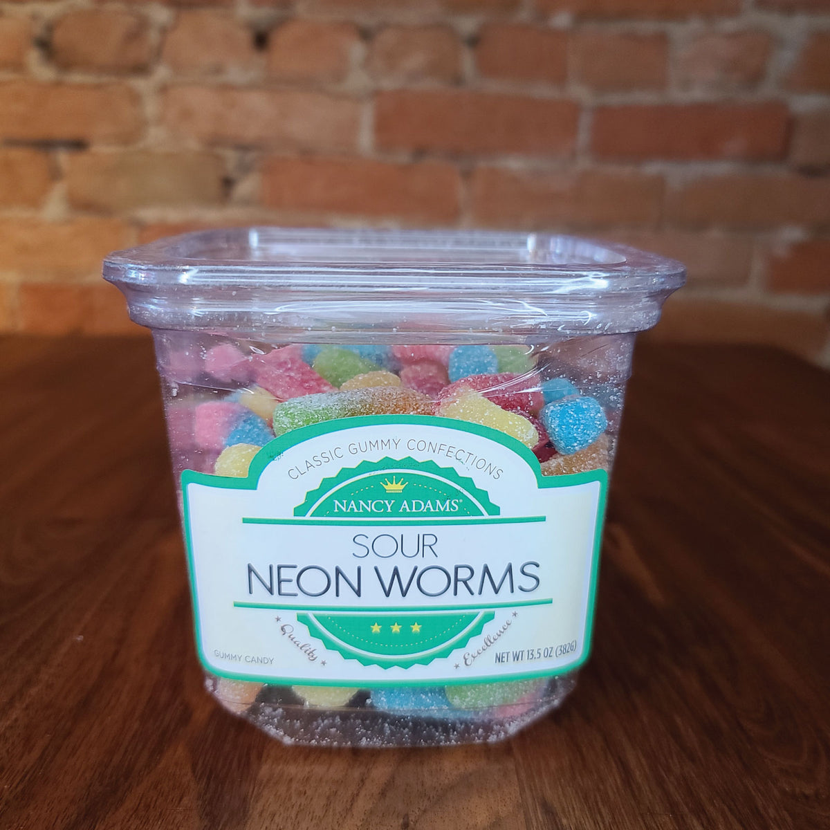 Nancy Adams Sour Neon Worms — Cravings Gourmet Popcorn